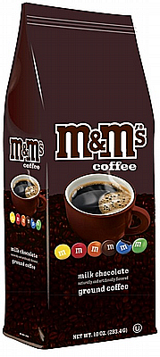 קפה טחון בטעם שוקולד M&Ms Milk Chocolate Flavored Ground Coffee 10oz ...
